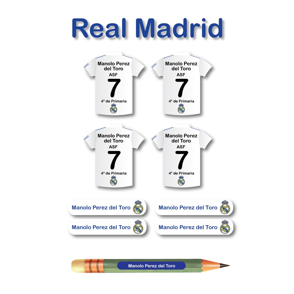 Labels for Books, Notebooks & Pencils : Cuaderno Real ...