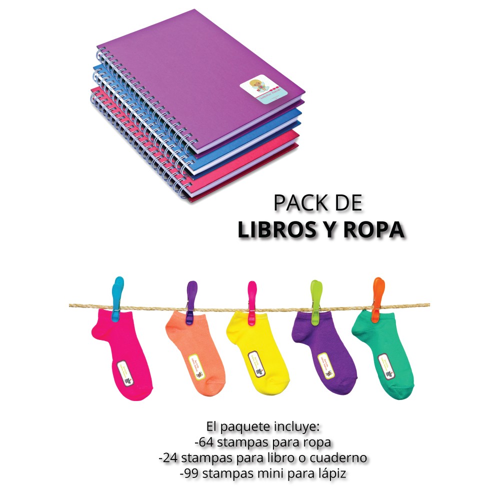 Pack Ropa y Libros